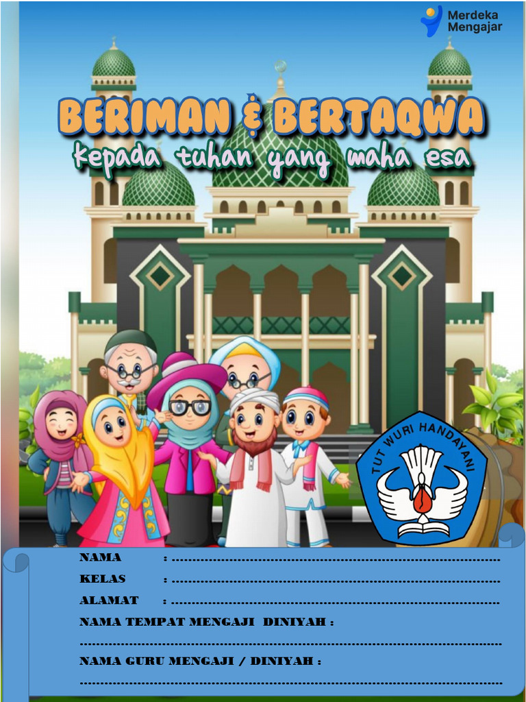 Buku Penilaian Beriman Dan Bertaqwa Pada Tuhan Yang Maha Esa | PDF