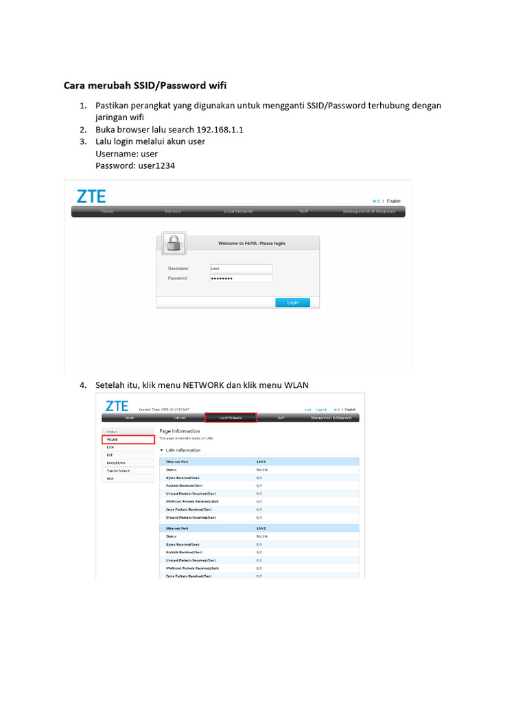 Cara Merubah SSID | PDF