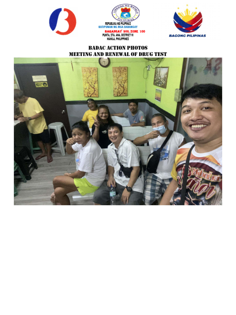 Badac Action Photos Meeting and Renewal of Drug Test: Katipunan NG Mga ...