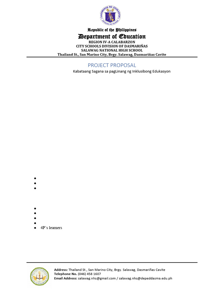 LSEN Project-Proposal v3 | PDF