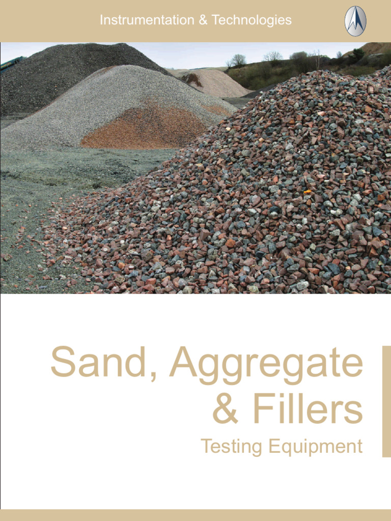 Sand and Aggregate Testing Equipment | PDF | Density | Technology ...