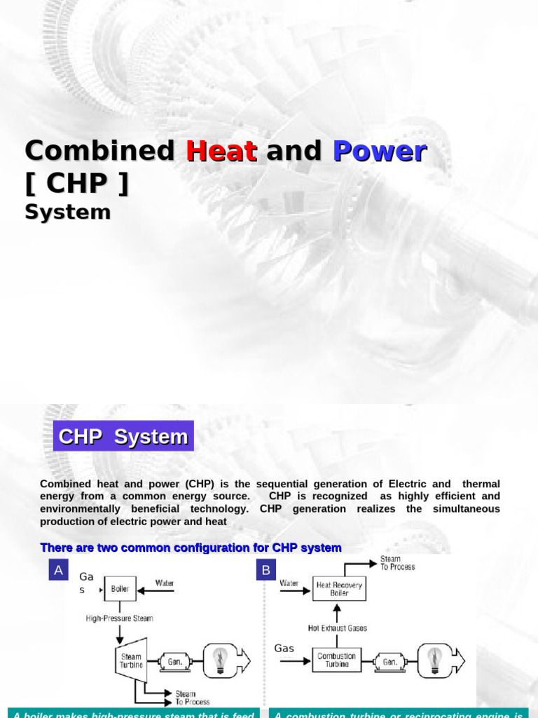 CHP system | PDF