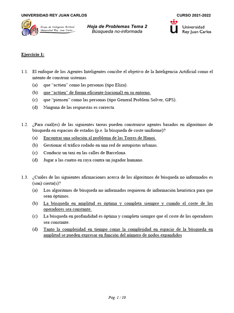 Hoja2 Solucion | PDF