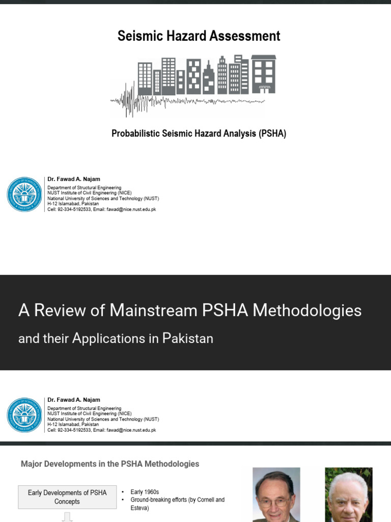 11 - A Review of Mainstream PSHA Methodologies | PDF