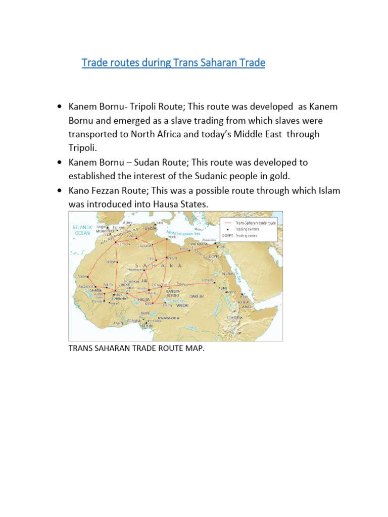 4498_Trade route during trans saharan trade | PDF
