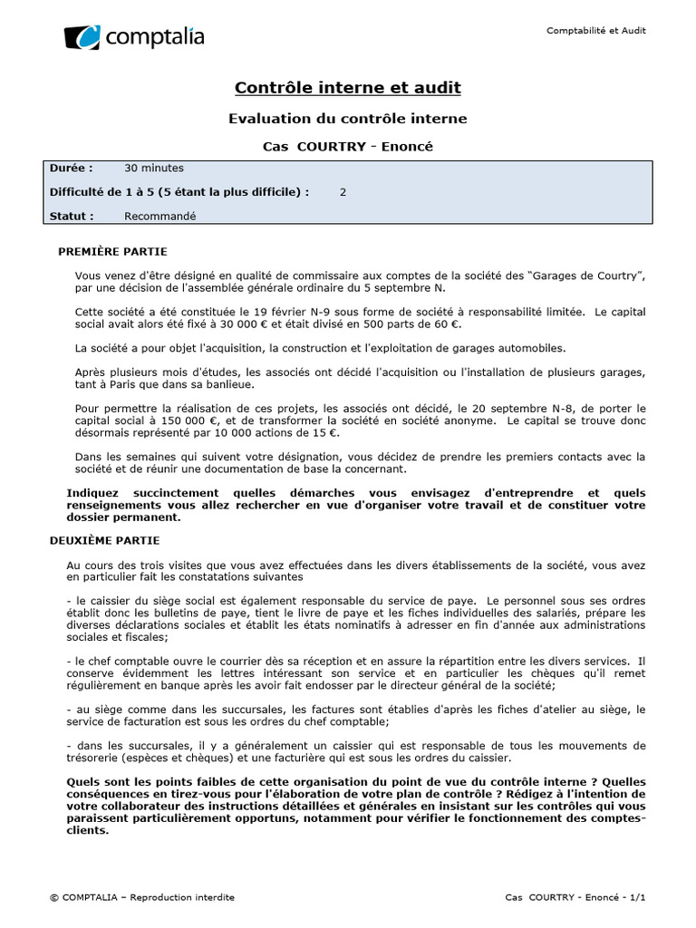 Cas 2 Cas Country | PDF