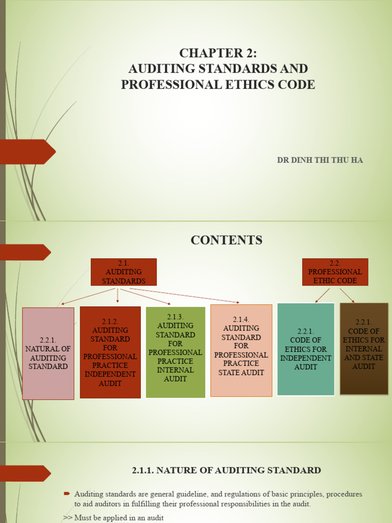 Chapter 2 - Auditing Standards | PDF