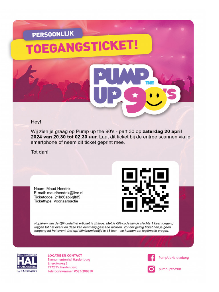 ticketswap-pump-up-the-90s-ticket-24829057 | PDF