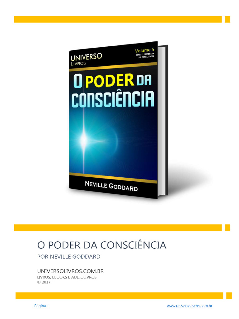 LIVRO O PODER DA CONSCIENCIA - PDF Versão 1 | PDF