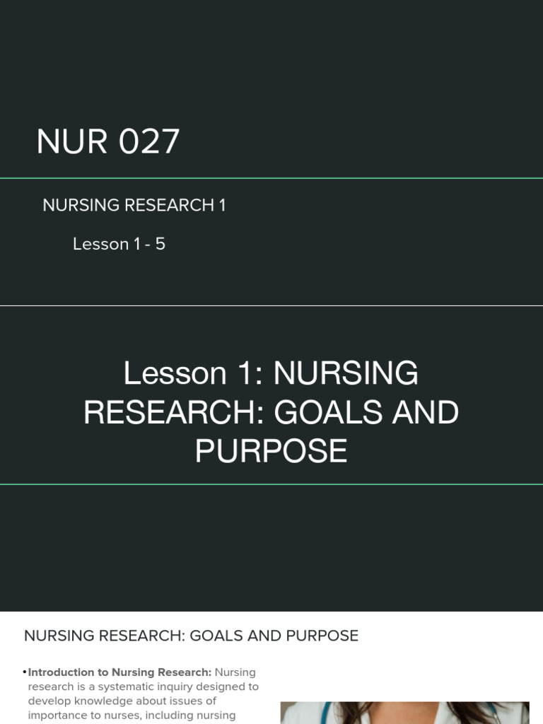 Students Copy - NUR 027 - LESSON 1 5 | PDF
