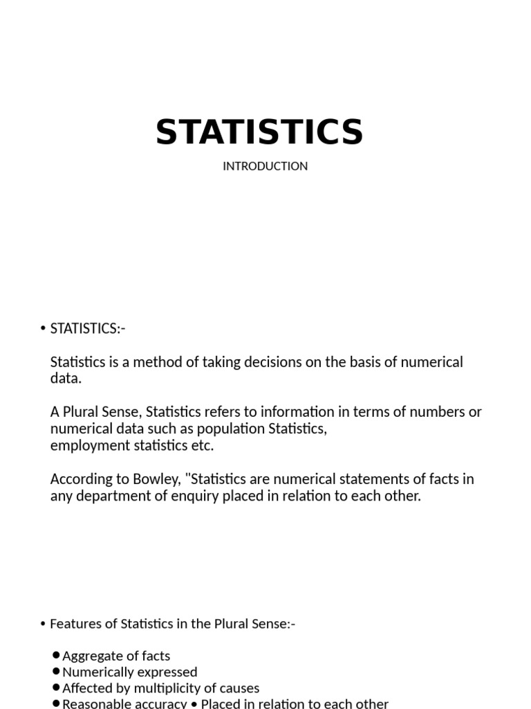 Presentation Statistics | PDF