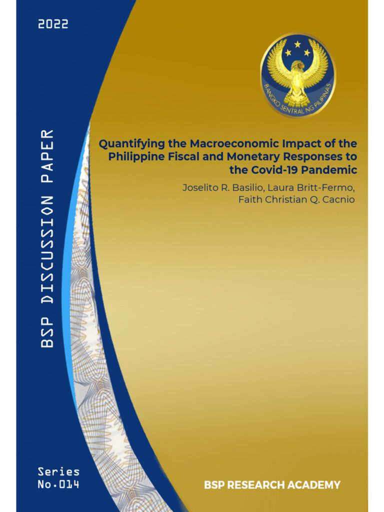 Quantifying The Macroeconomic Impact of The PH Fiscal and Monetary ...