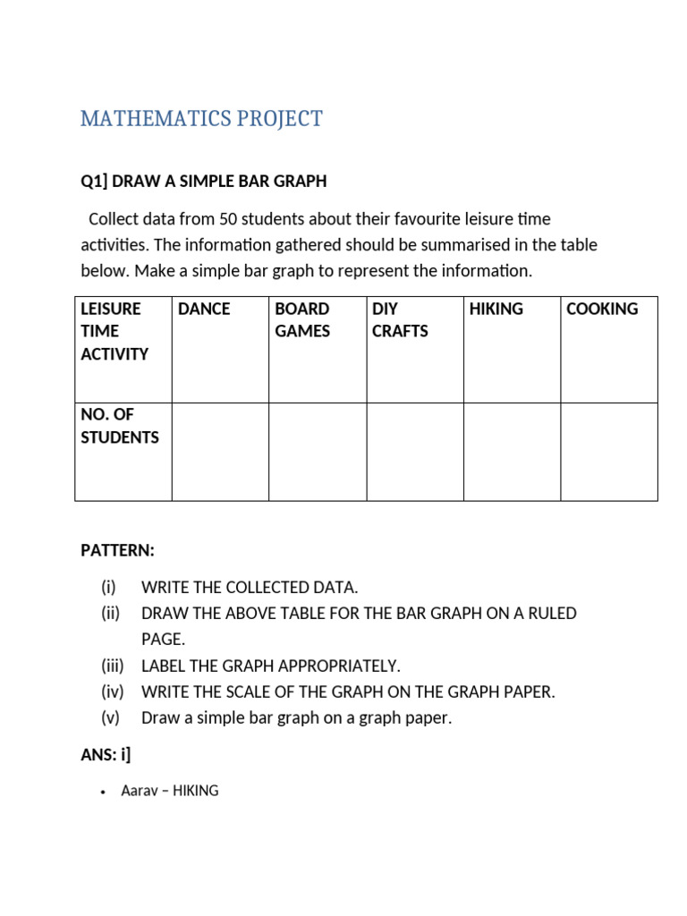 Mathematics Project | PDF