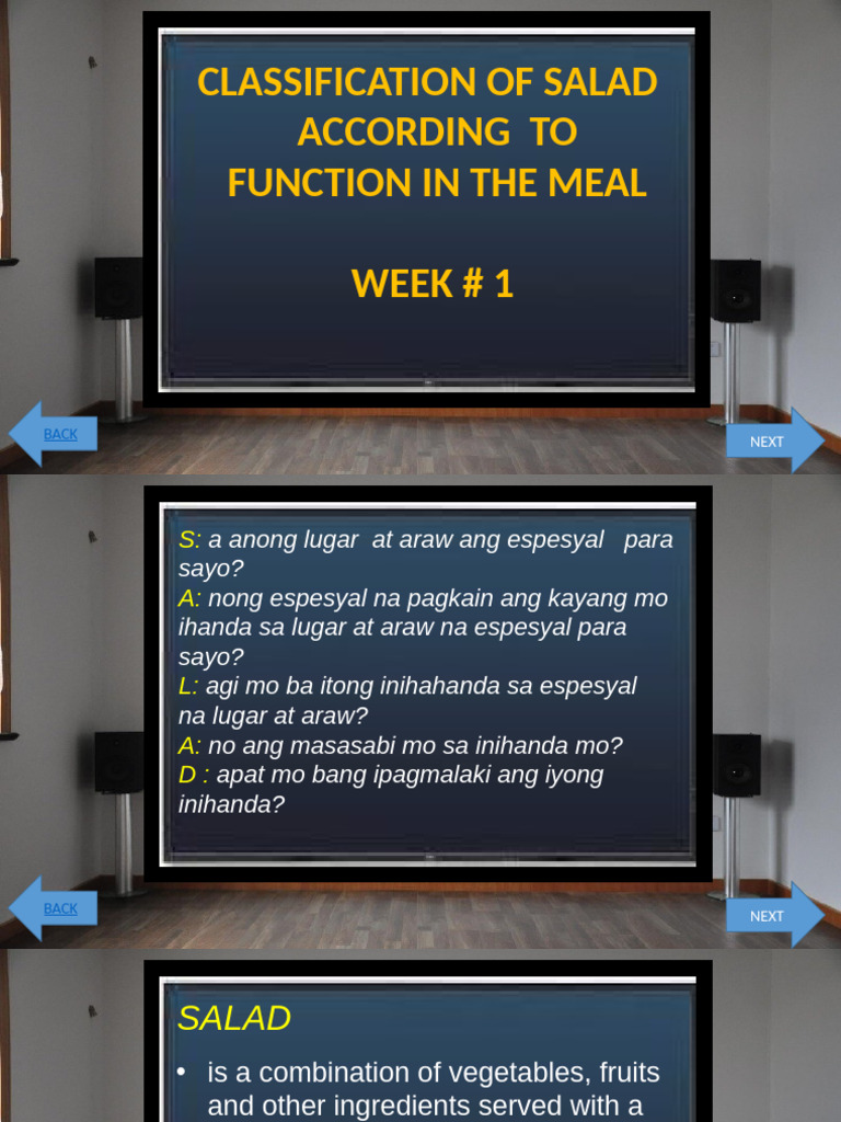 2ND-CLASSIFICATION-OF-SALAD | PDF 2ND-CLASSIFICATION-OF-SALAD | PDF