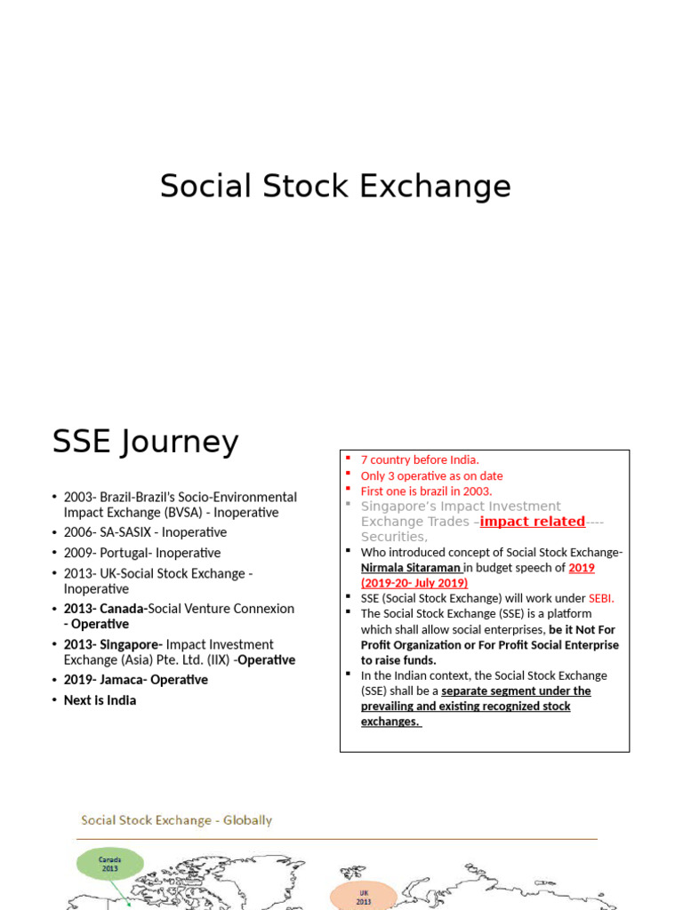 Social Stock Exchange | PDF
