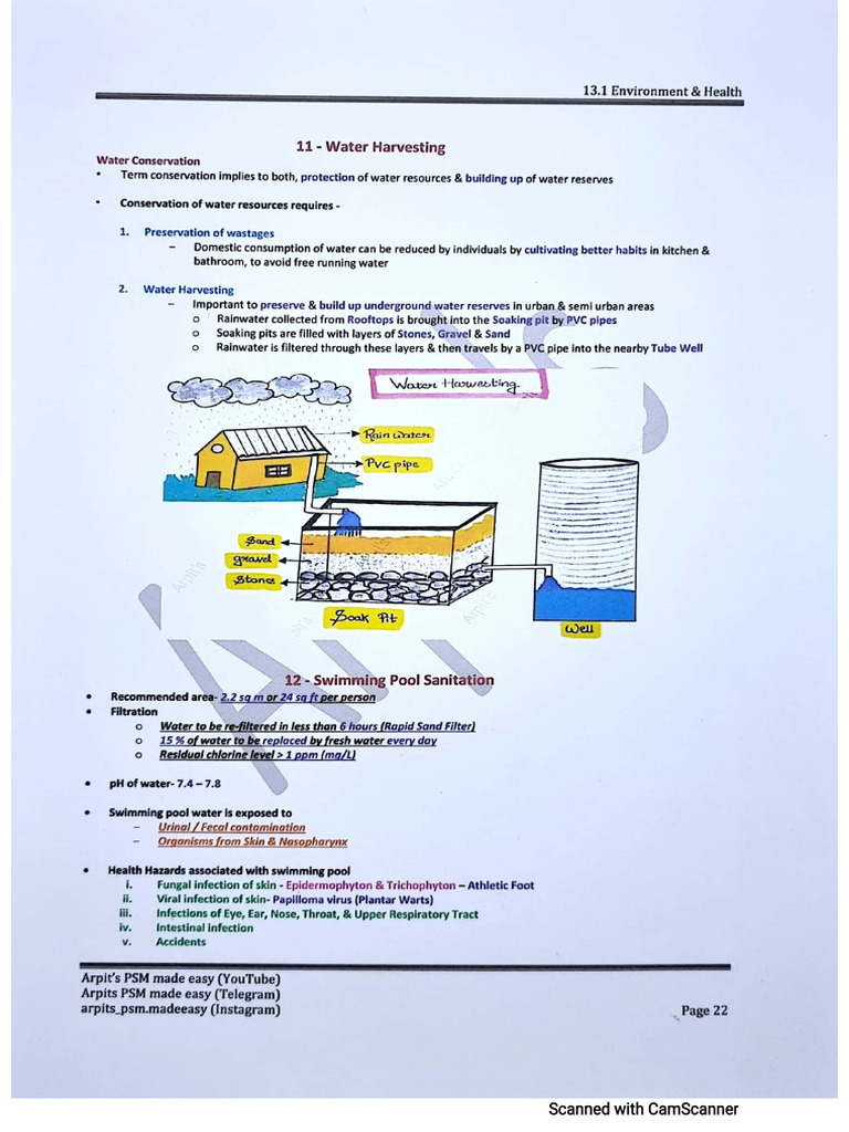 12 - Swimming Pool Sanitation | PDF