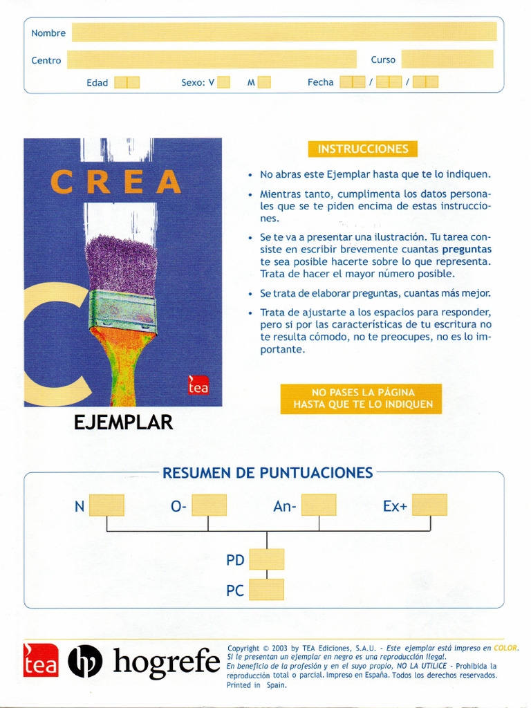 Test CREA | PDF