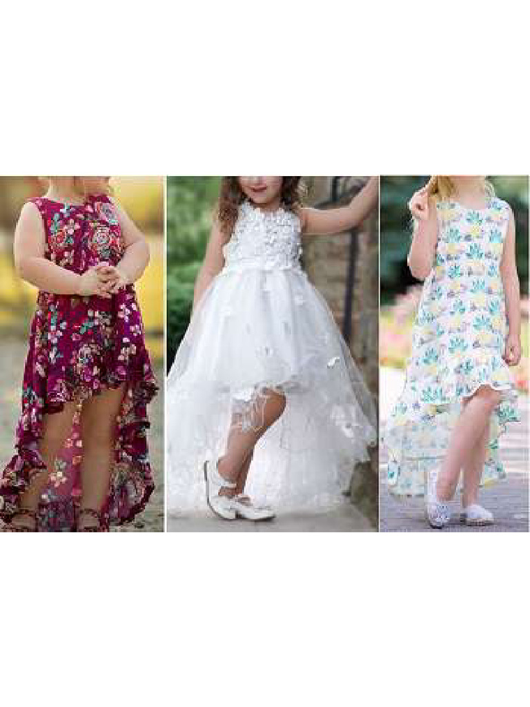 Platye S Asimmetrichnym Podolom 1-14 Let | PDF