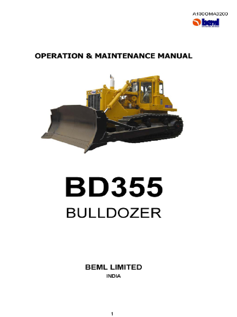 BD355 Operation - Maintenance Manual | PDF