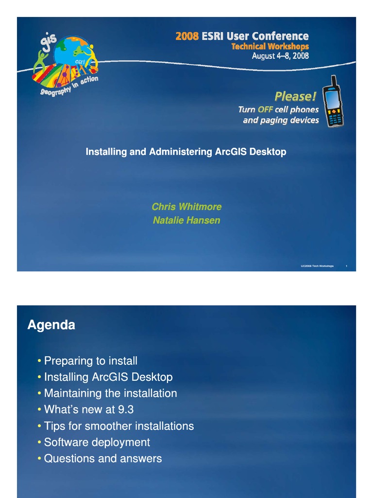 Arcgis Install Guide | PDF | Arc Gis | Installation (Computer Programs)