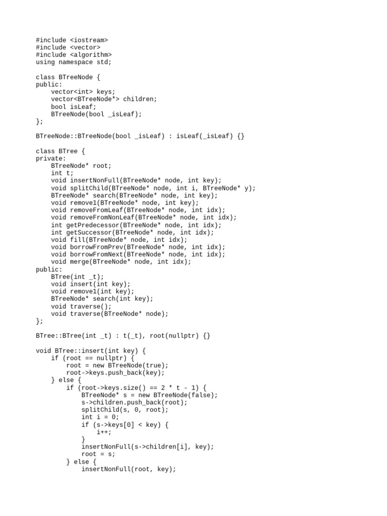 B Tree | PDF B Tree | PDF