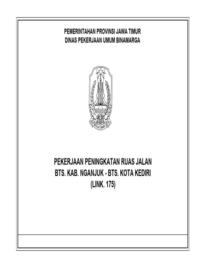 Gambar Bts Kab Nganjuk - Bts Kota Kesiri (KM NGK 17+250 - 20+250) | PDF