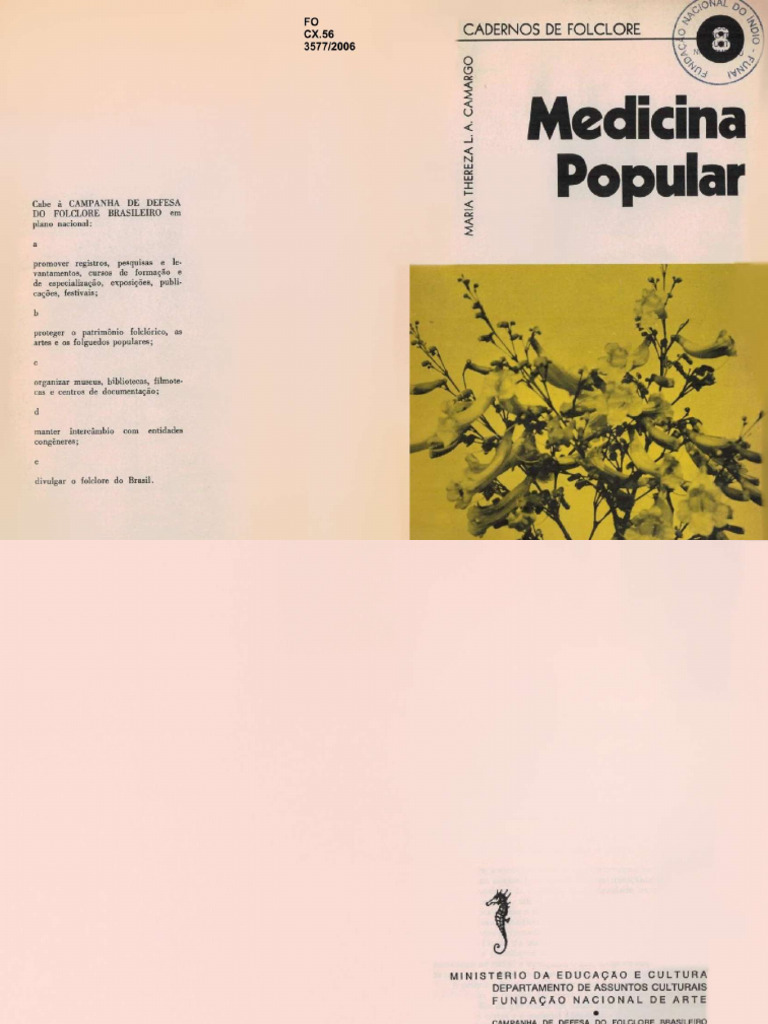 Medicina Popular - Funai - Compressed | PDF