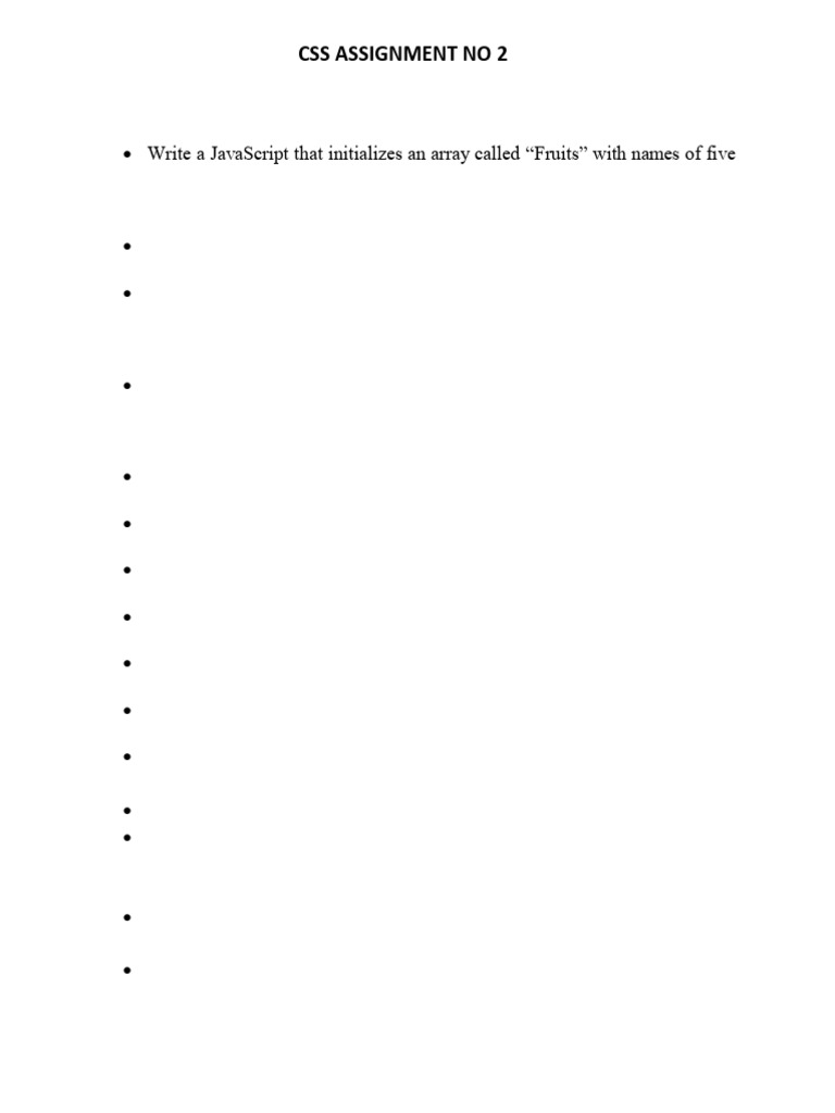 Css (Assignment No 2) | PDF
