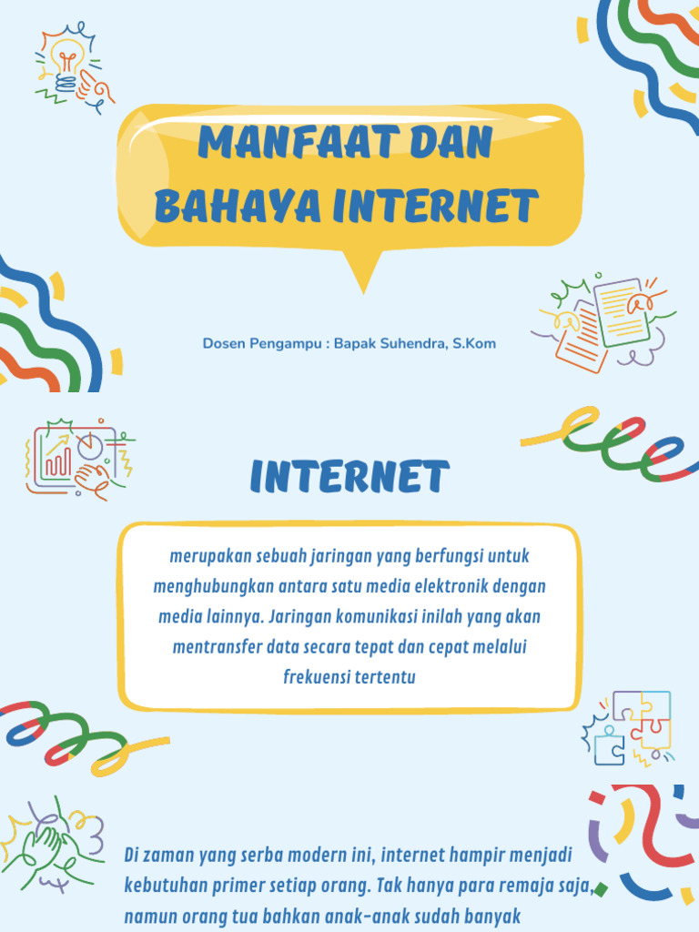 Manfaat Dan Bahaya Internet - 20231109 - 165321 - 0000 | PDF