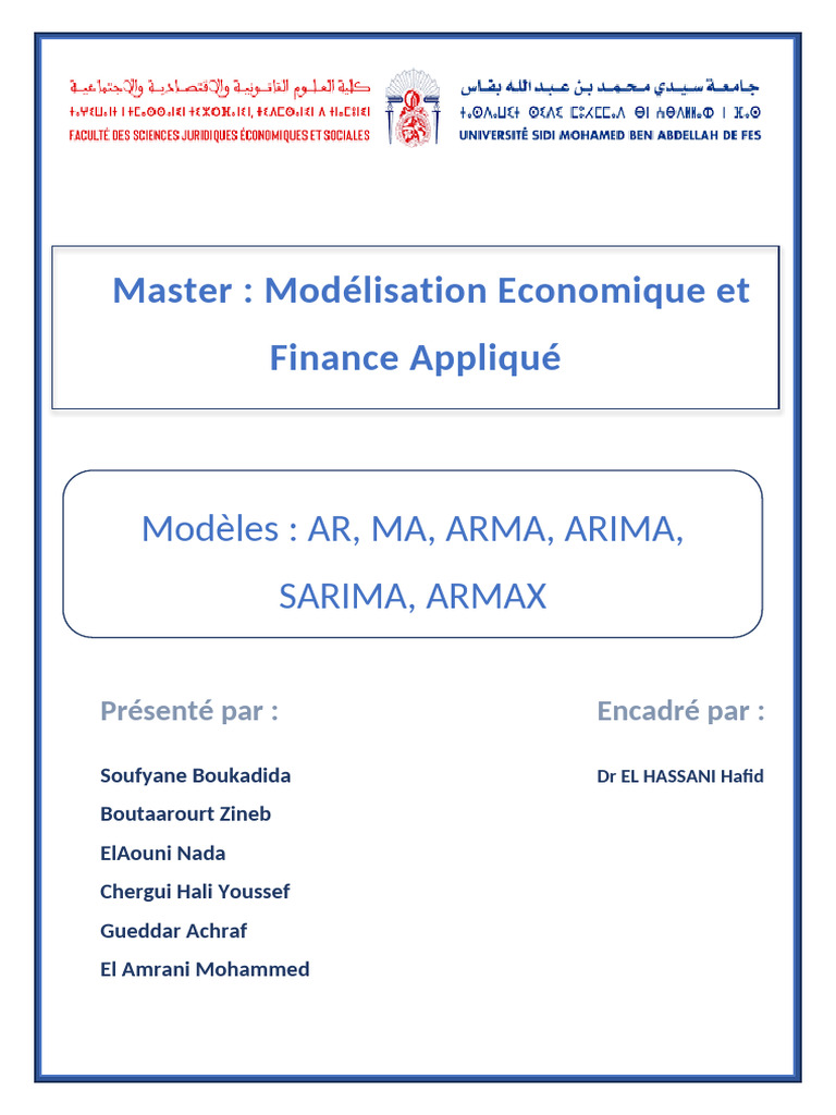 Ar Ma Arma Arima Sarima Armax 33 | PDF