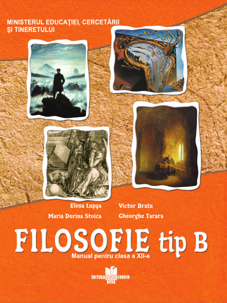 Filosofie - Tip B - XII - Editura Corvin Deva | PDF