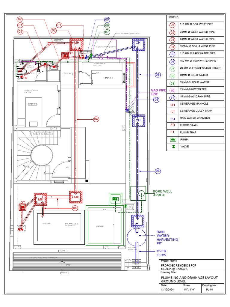 Plumbing Drawings | PDF