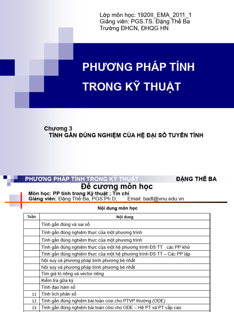 EMA 2011 PPT Chapter3 HeĐSTT | PDF | Vietnam