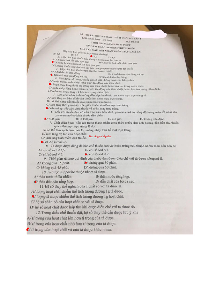 Đề D16 done | PDF