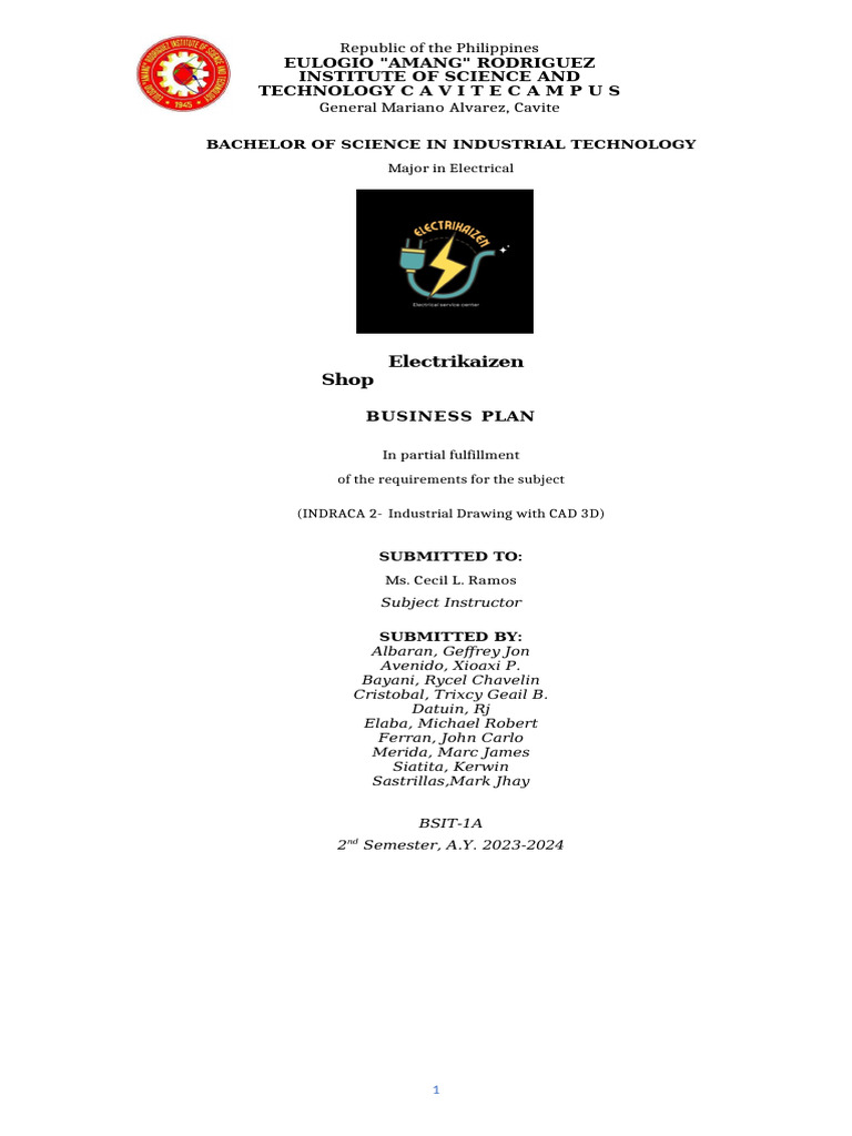 Business Plan Final (6) | PDF