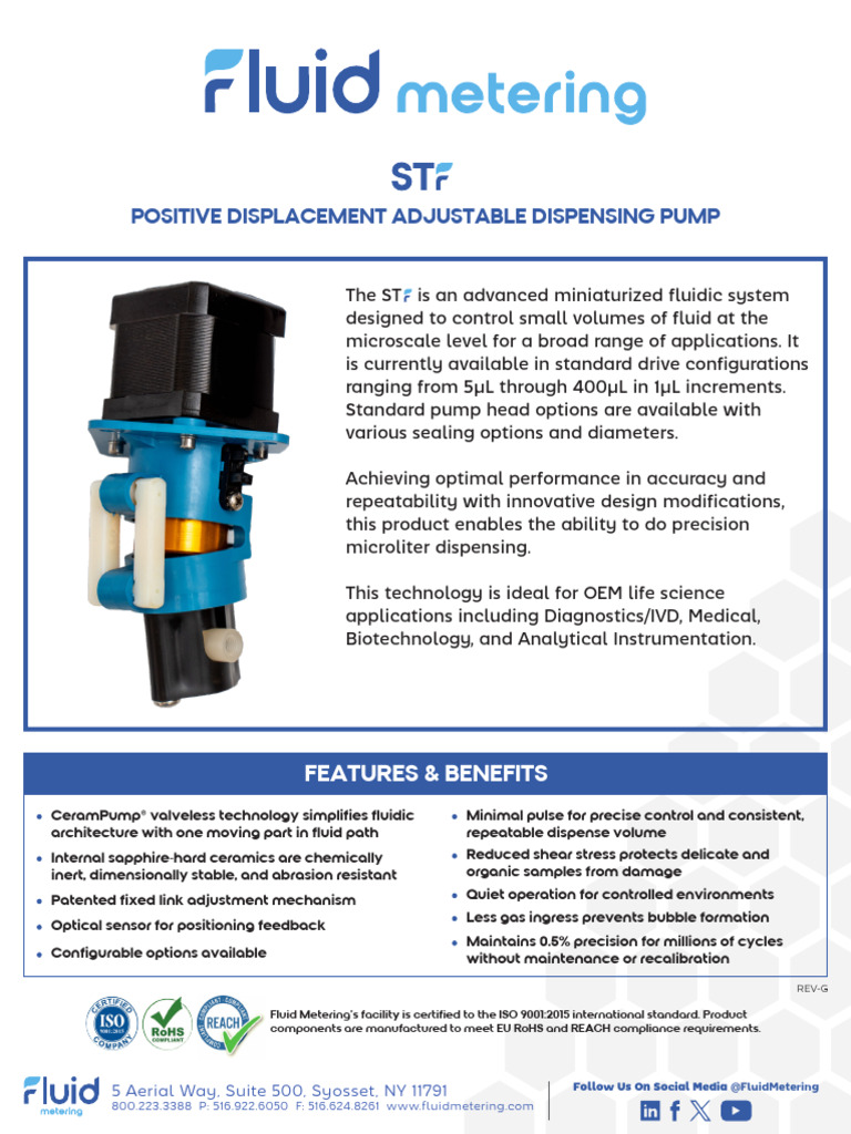 STF STFSM Product Sheet | PDF