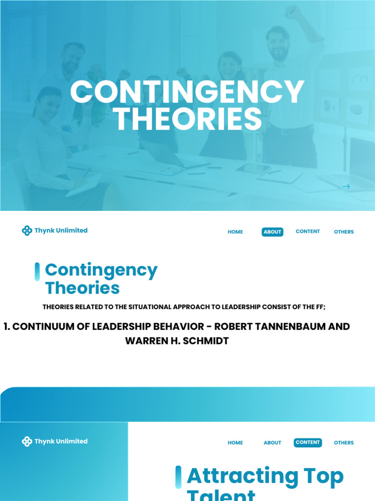 Contingency Theories Pdf