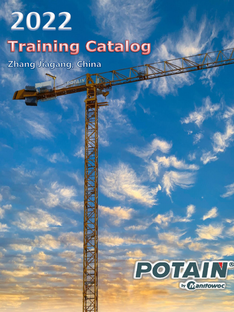 2022 Review-Potain-China-Training-Catalog-EN | PDF
