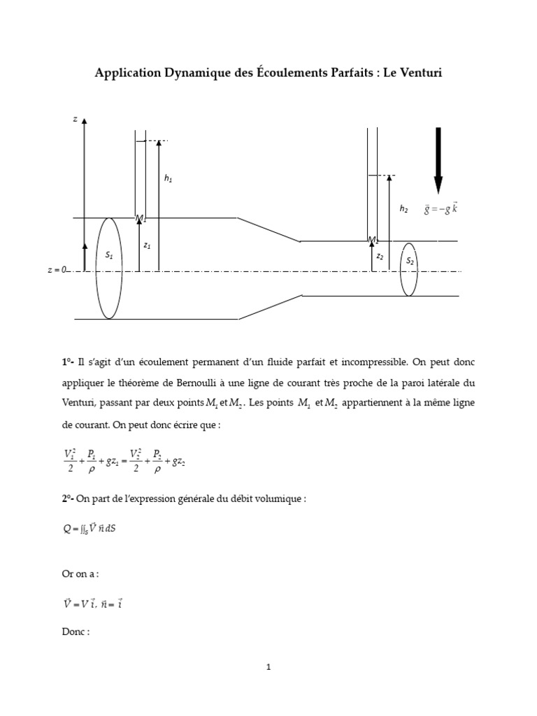 Correction Application Venturi | PDF