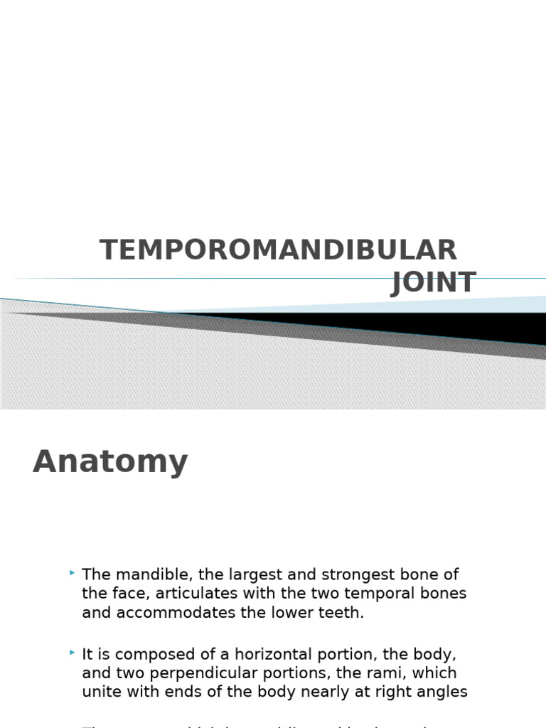 TMJ Manual Therapy | PDF