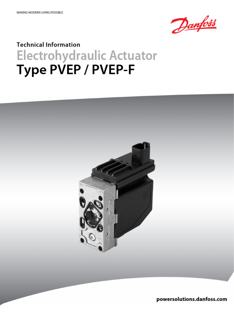 Electrohydraulic Actuator: Type Pvep / Pvep-F | PDF