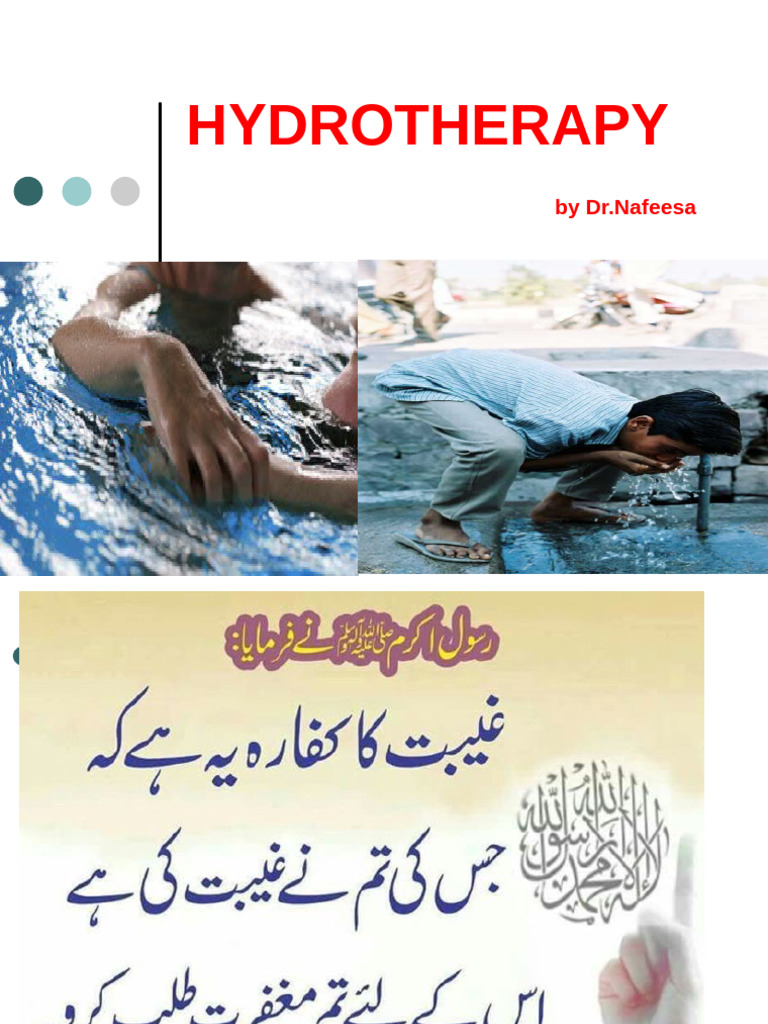 Hydrotherapy | PDF