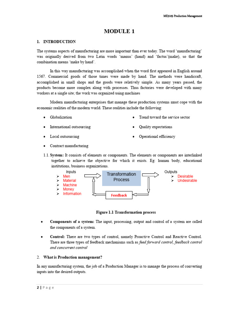 Production Management | PDF