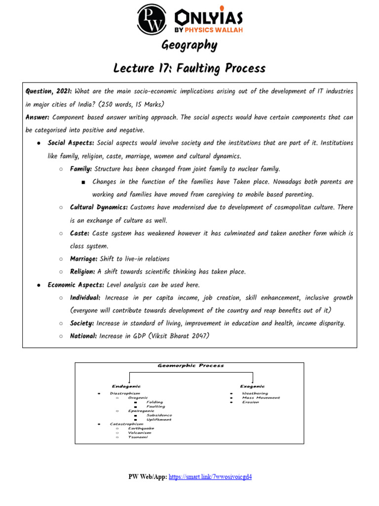 Geography 17 _ Daily Class Notes | PDF