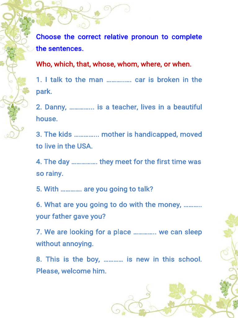 Relative Clauses 2bac | PDF