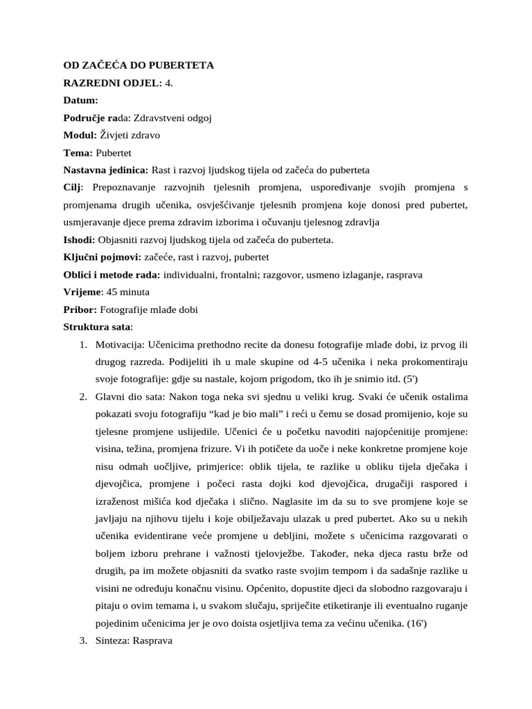 Pubertet 4 | PDF