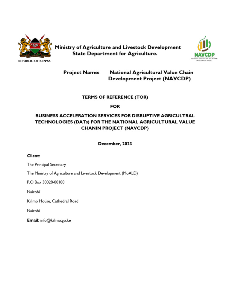 DATs Business Acceleration for NAVCDP | PDF | Expert | Climate Resilience