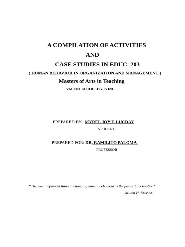 A COMPILATION OF ACTIVITIES | PDF