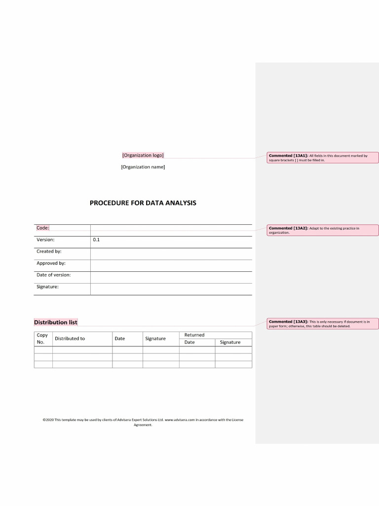 20 Procedure For Data Analysis Preview En-1 | PDF