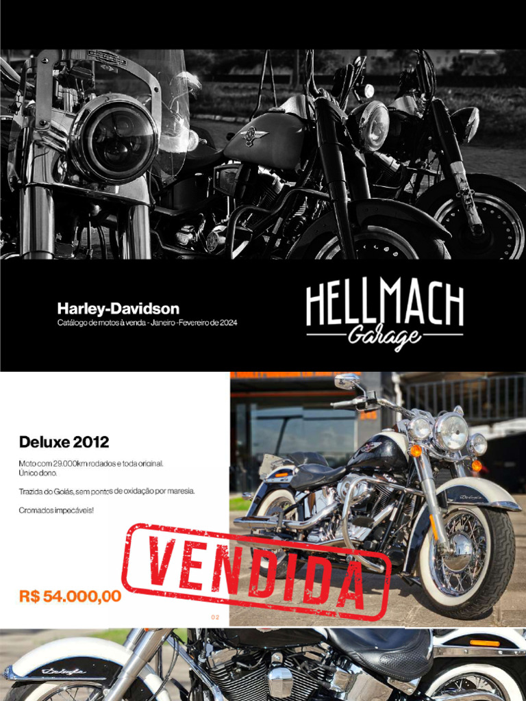 Catalogo HELLMACH Motos A Venda - JAN-FEV 2024 | PDF